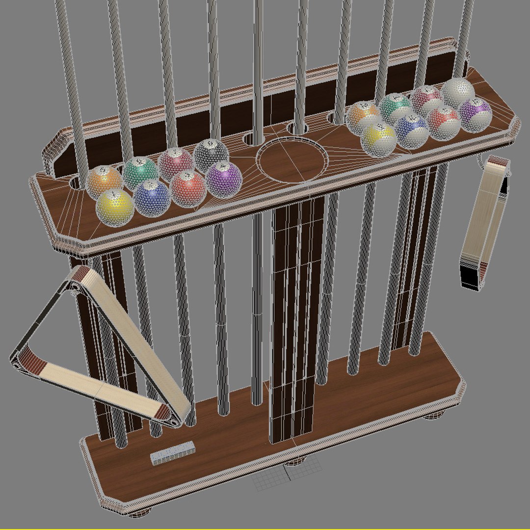 Commercial Pool Table 8ft 3d Model