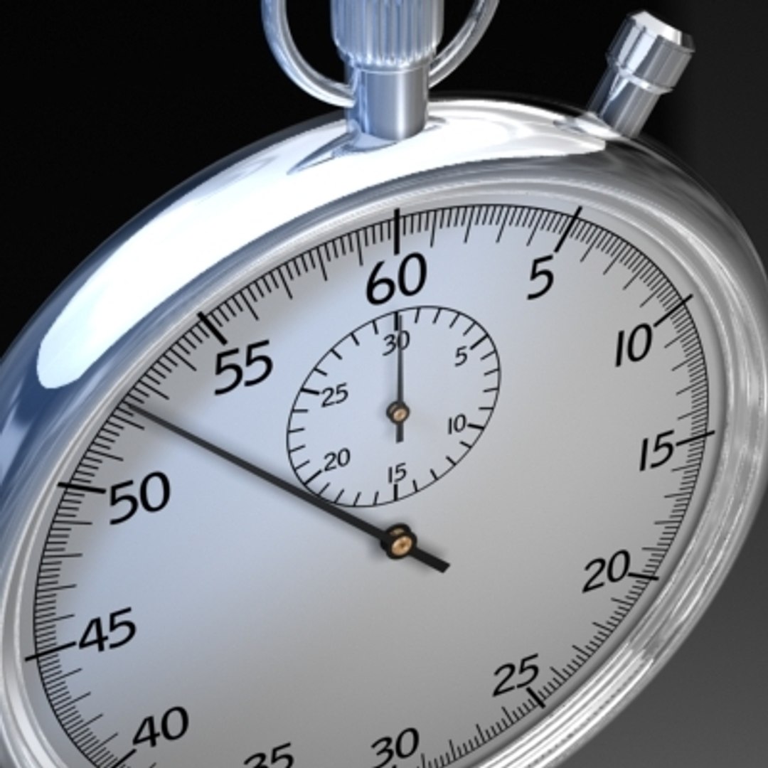 3d Stopwatch Model