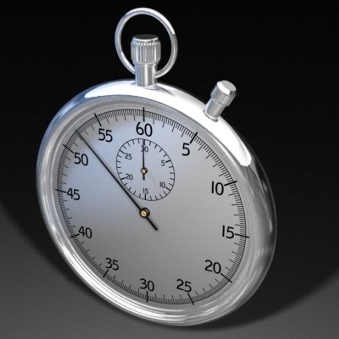 3d Stopwatch Model