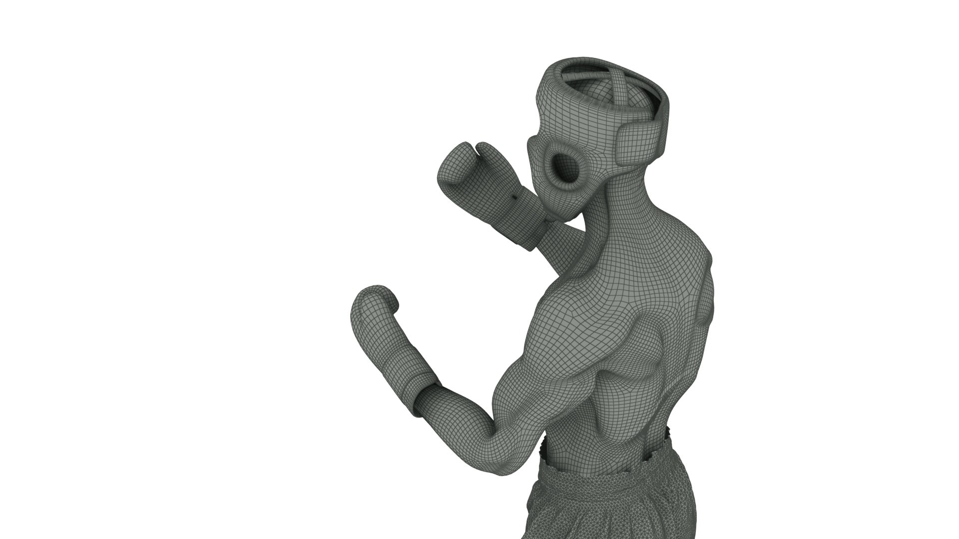 3D Boxer Pose Man 2 In 1 Model - TurboSquid 1957177