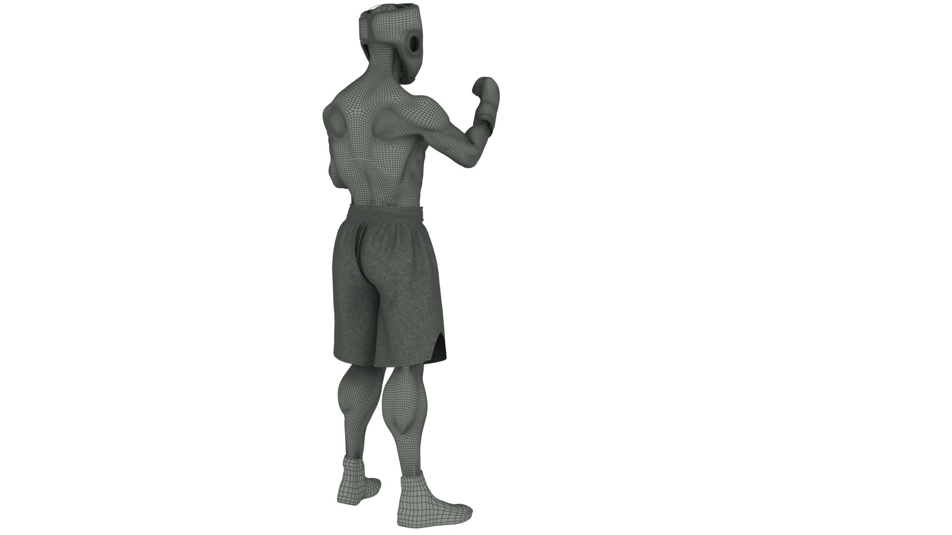 3D Boxer Pose Man 2 In 1 Model - TurboSquid 1957177