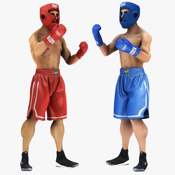 Boxer Pose Man 2 in 1 3D 모델 - TurboSquid 1957177