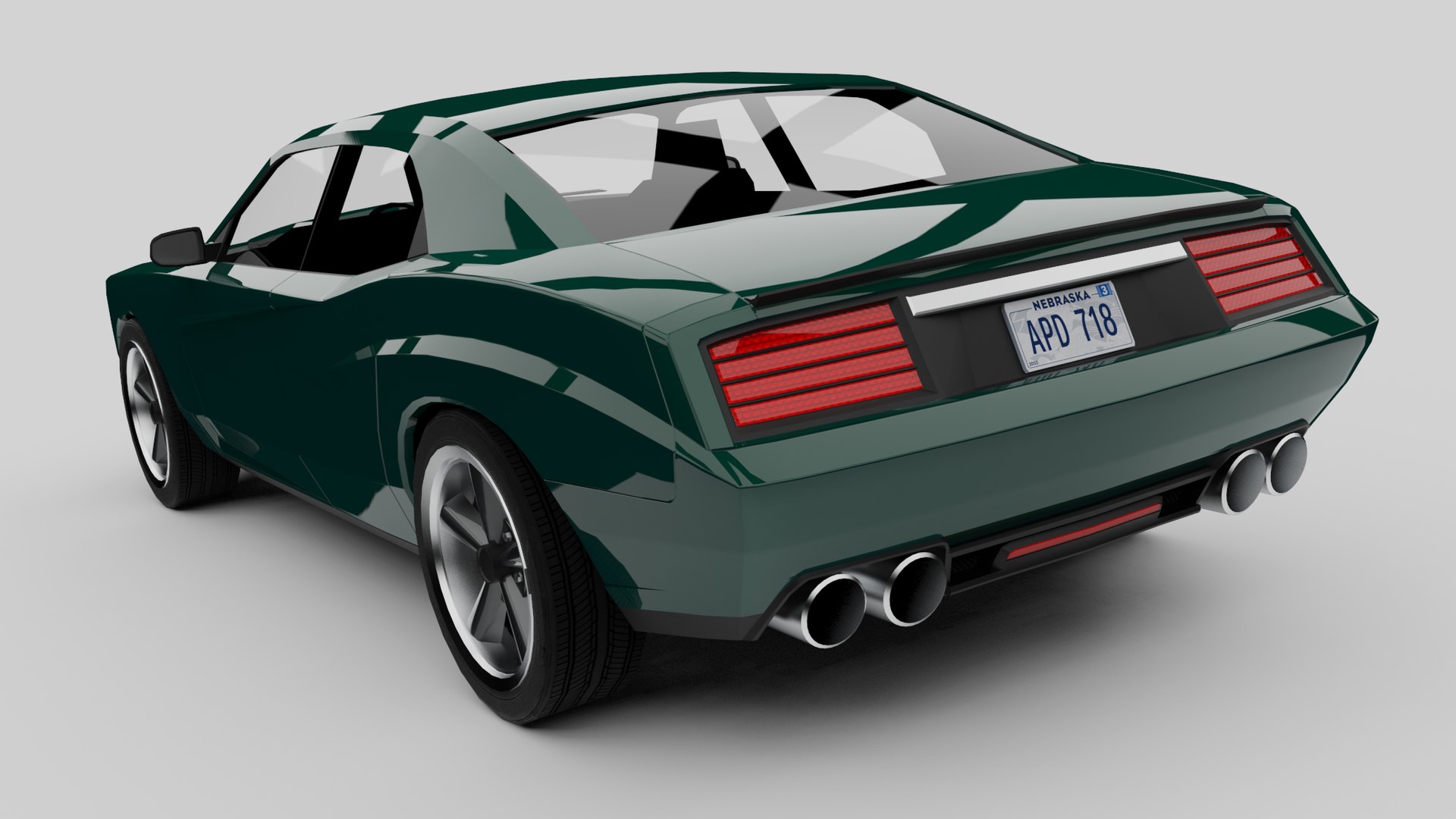 3D Model Generic USA Car Set 01 - TurboSquid 2407094