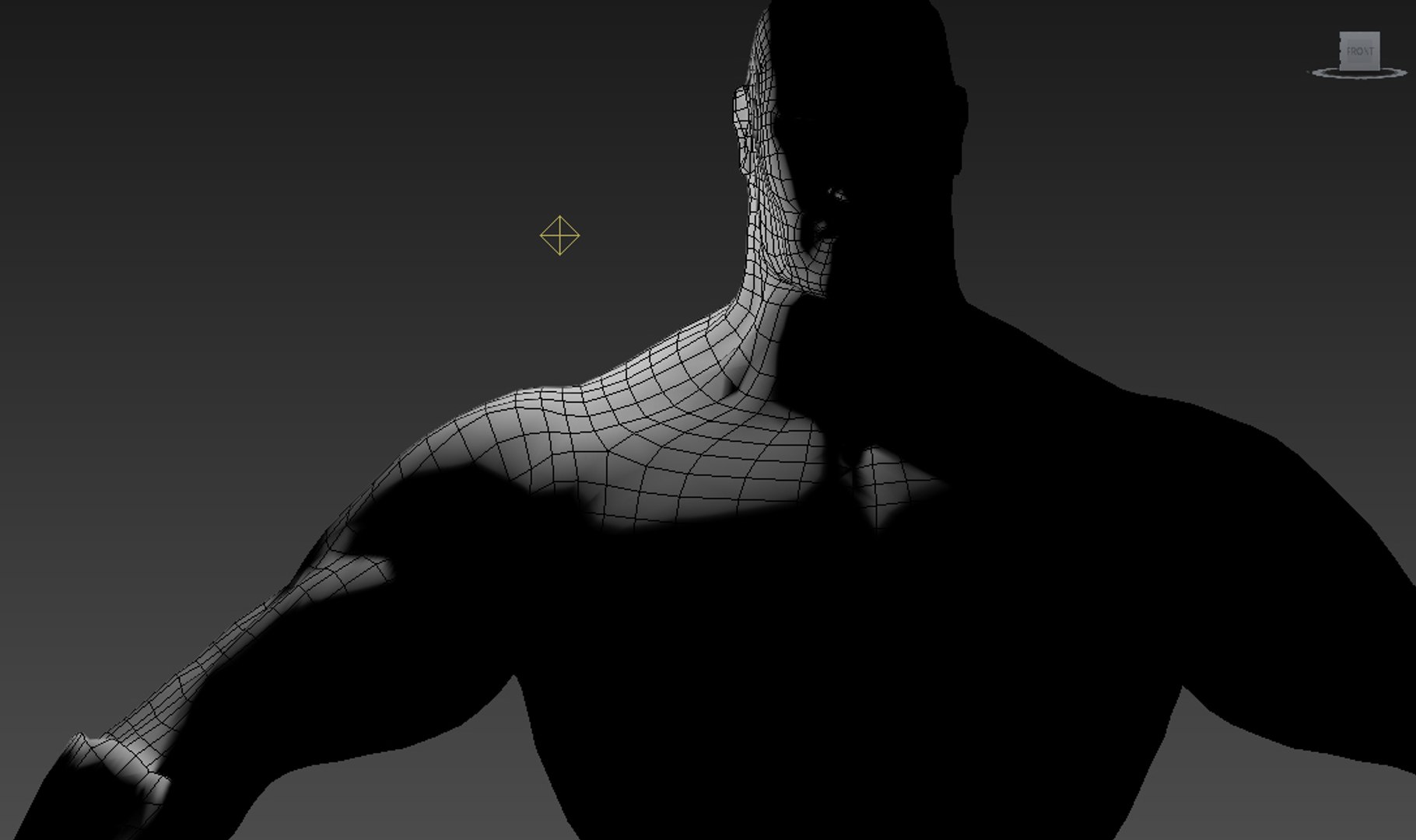 Superhero Body 3d Model