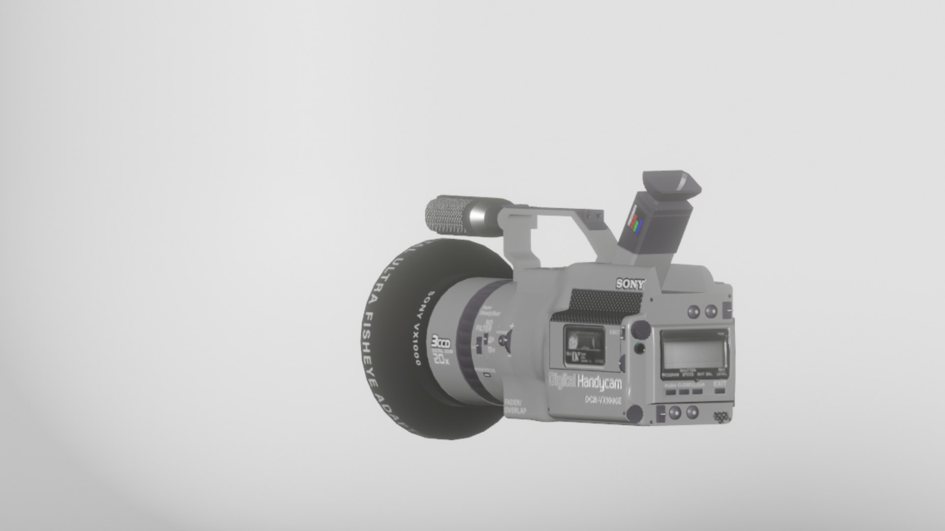 SONY VX 1000 CAMCORDER 3D - TurboSquid 2097357