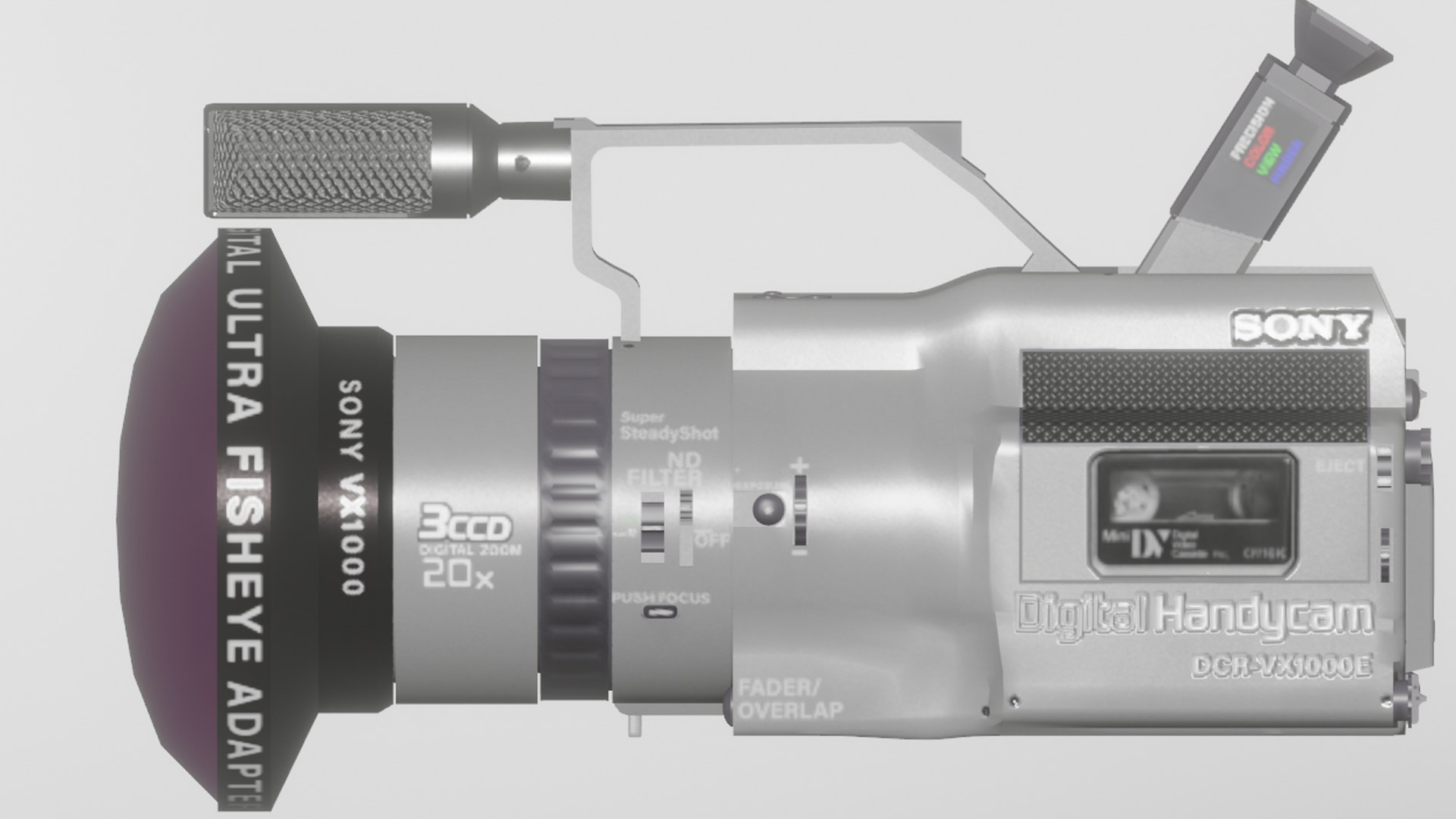 SONY VX 1000 CAMCORDER 3D - TurboSquid 2097357