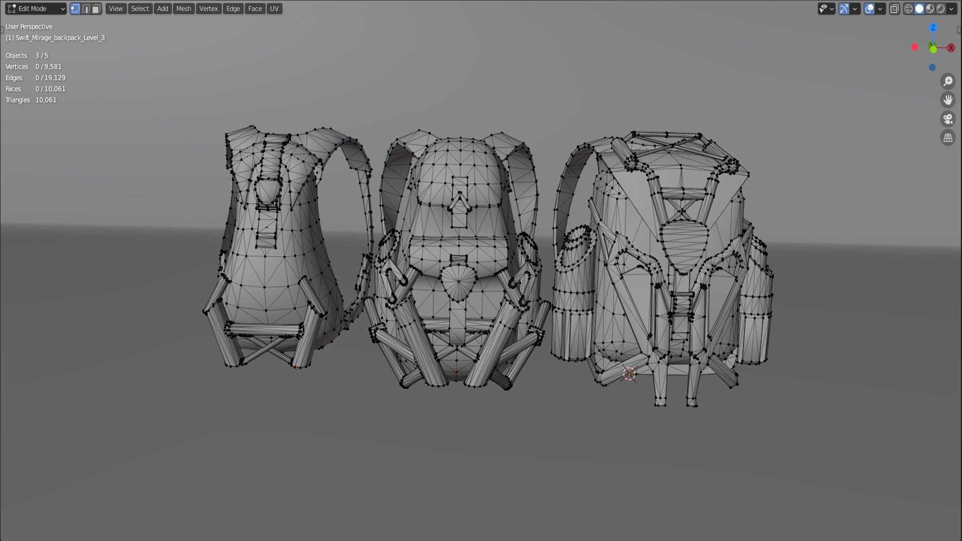 Bag 3x Swift Mirage Backpack 3D Model - TurboSquid 2081548