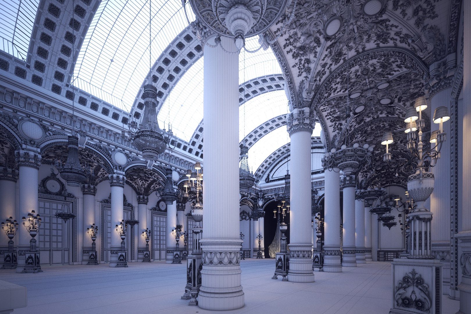 Classical Scene Empire Model - TurboSquid 1330967