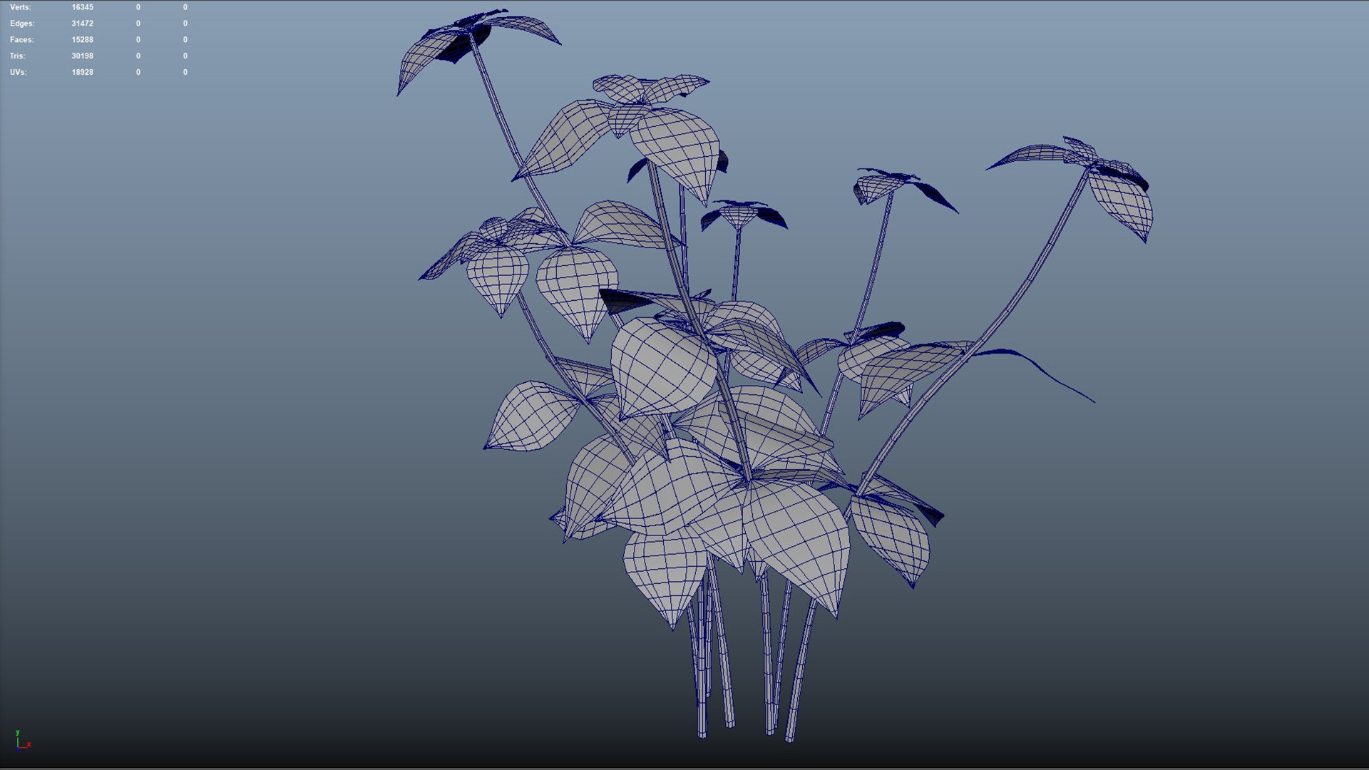3D Trillium Plant - TurboSquid 2207490