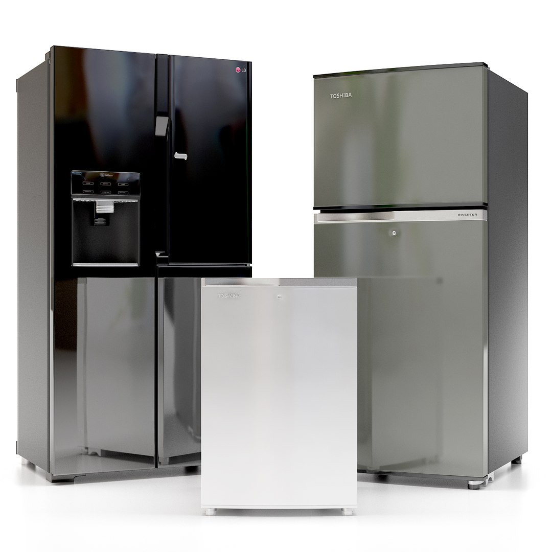 3d Max Refrigerator Kitchen