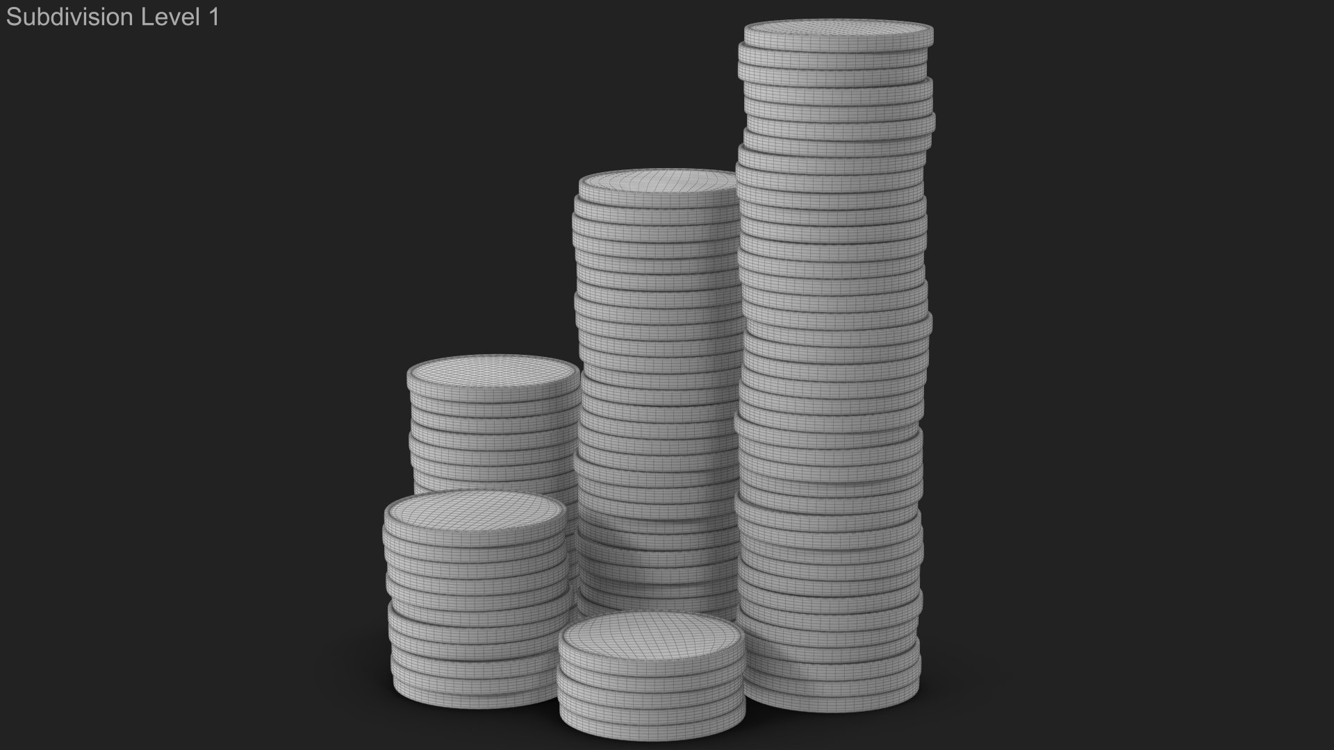 Gold Coins 2 model - TurboSquid 1935788