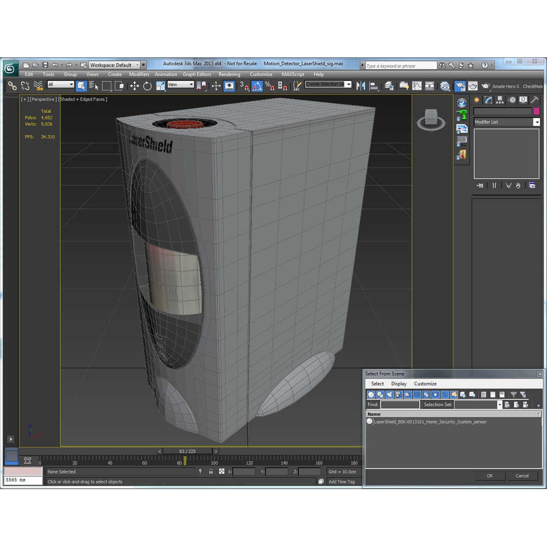 Motion Detector Lasershield Max