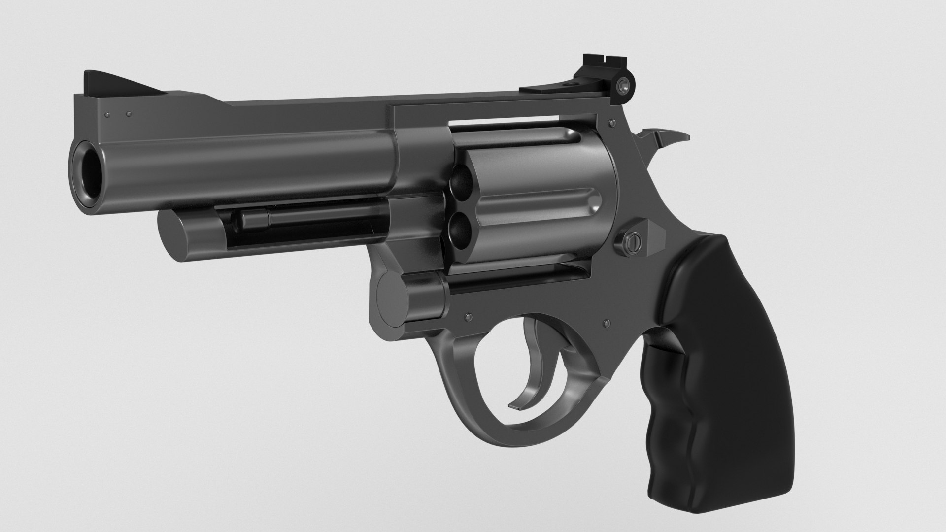 3D Revolver Gun 3D Model - TurboSquid 2162394