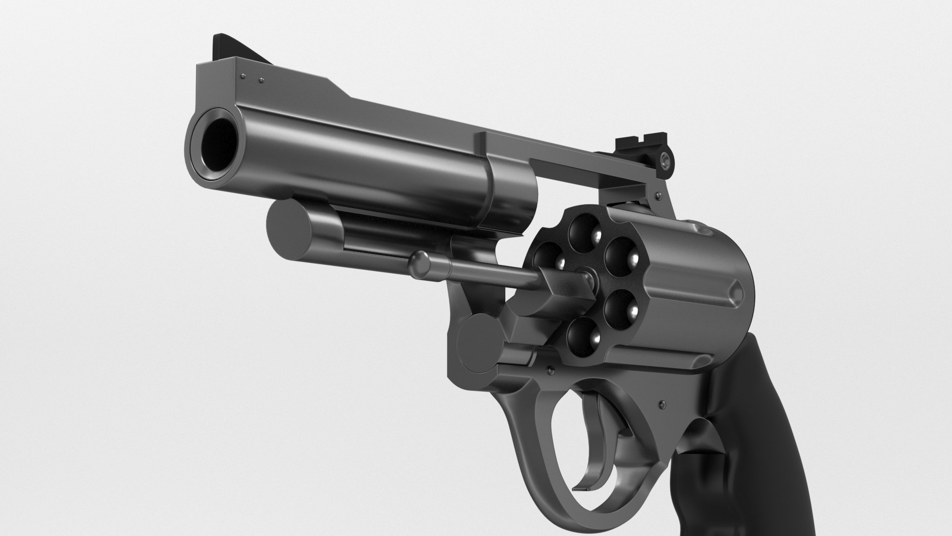 3D Revolver Gun 3D Model - TurboSquid 2162394