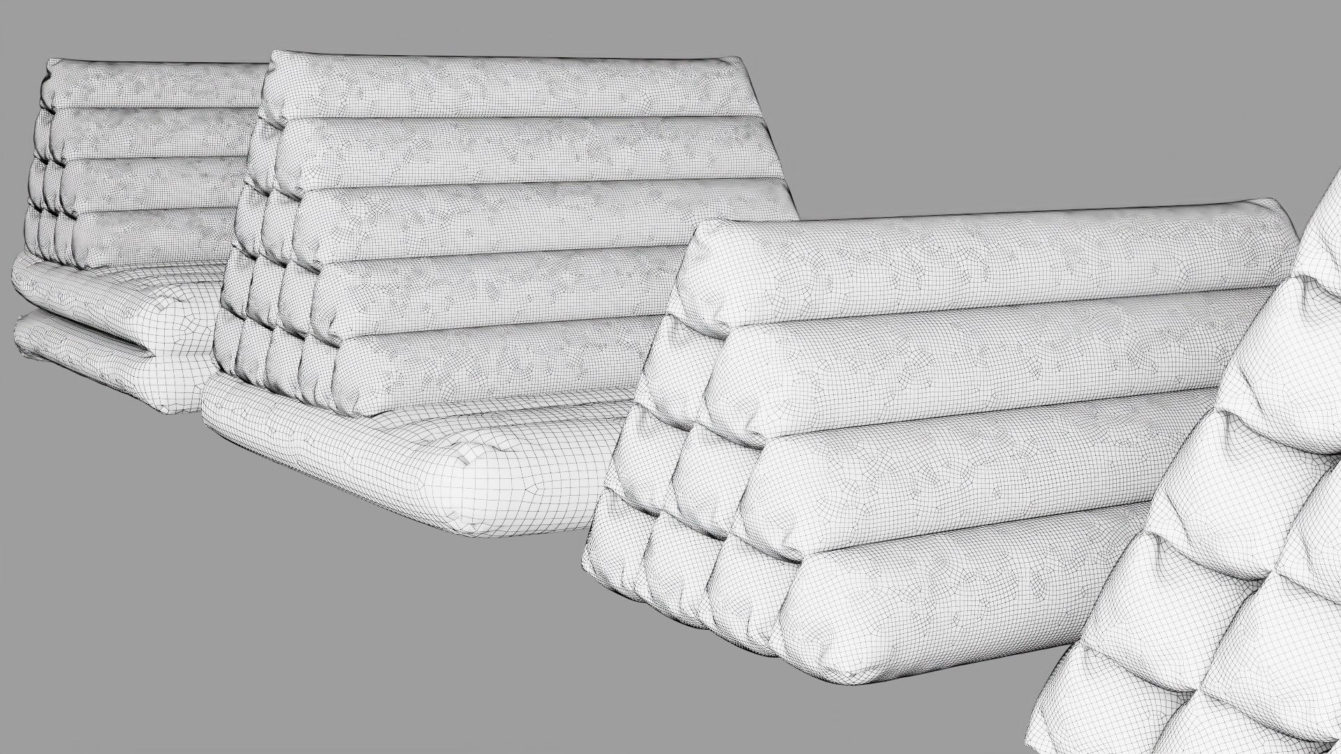 Thai Triangle Pillow 3D Model - TurboSquid 2135435