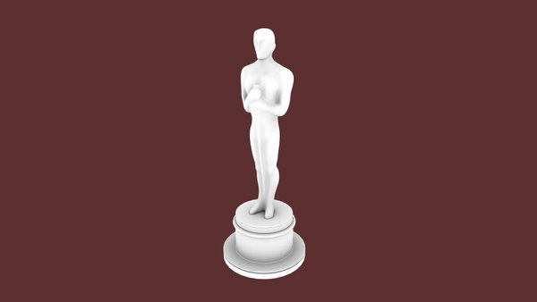 3D The Academy Awards Oscar Statuette Trophy model - TurboSquid 1992637