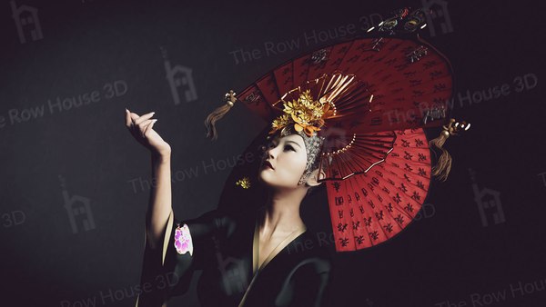 Anna May 1920s Asian Headdress 3D model - TurboSquid 2041816