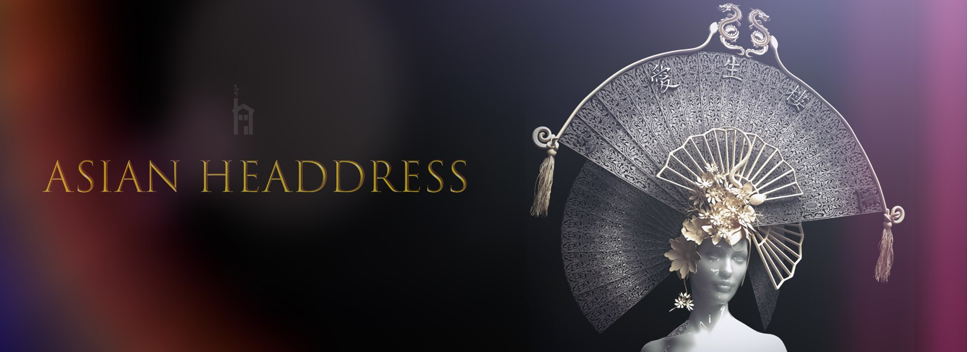 Anna May 1920s Asian Headdress 3D model - TurboSquid 2041816