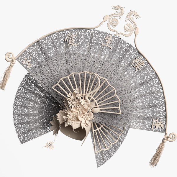 Anna May 1920s Asian Headdress 3D model - TurboSquid 2041816