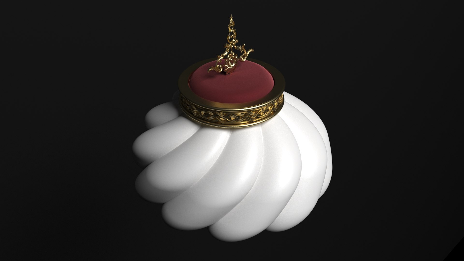 Ottoman Sultan Turban 3D Model - TurboSquid 1573078