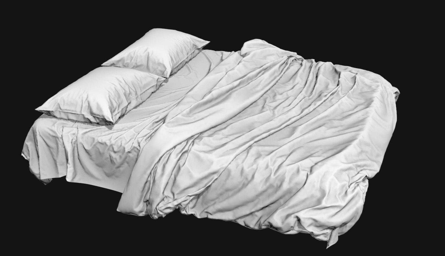 3d Realistic Folds Model