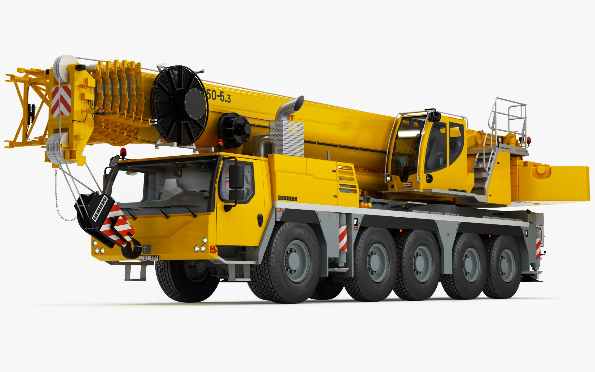 modelo 3d Grúa móvil Liebherr LTM 1150-5 - TurboSquid 1938978