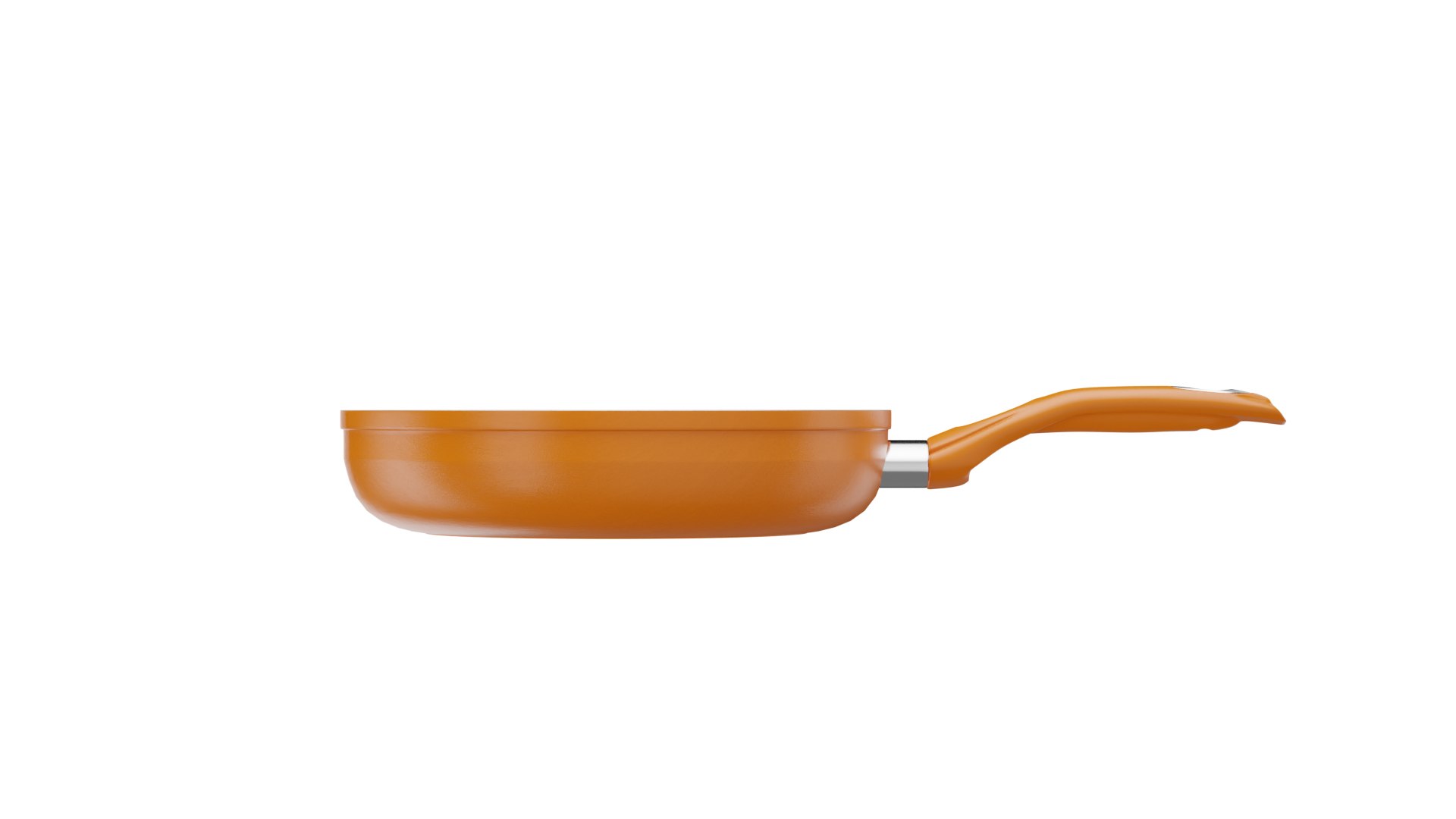 Orange Frying Pan 3D - TurboSquid 2290130