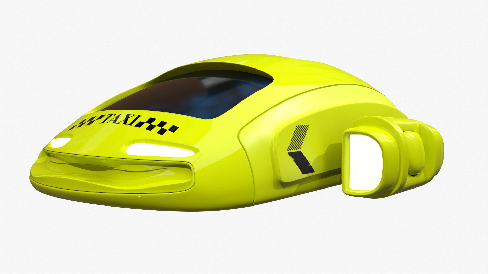 Hover Taxi 3D model - TurboSquid 1820639