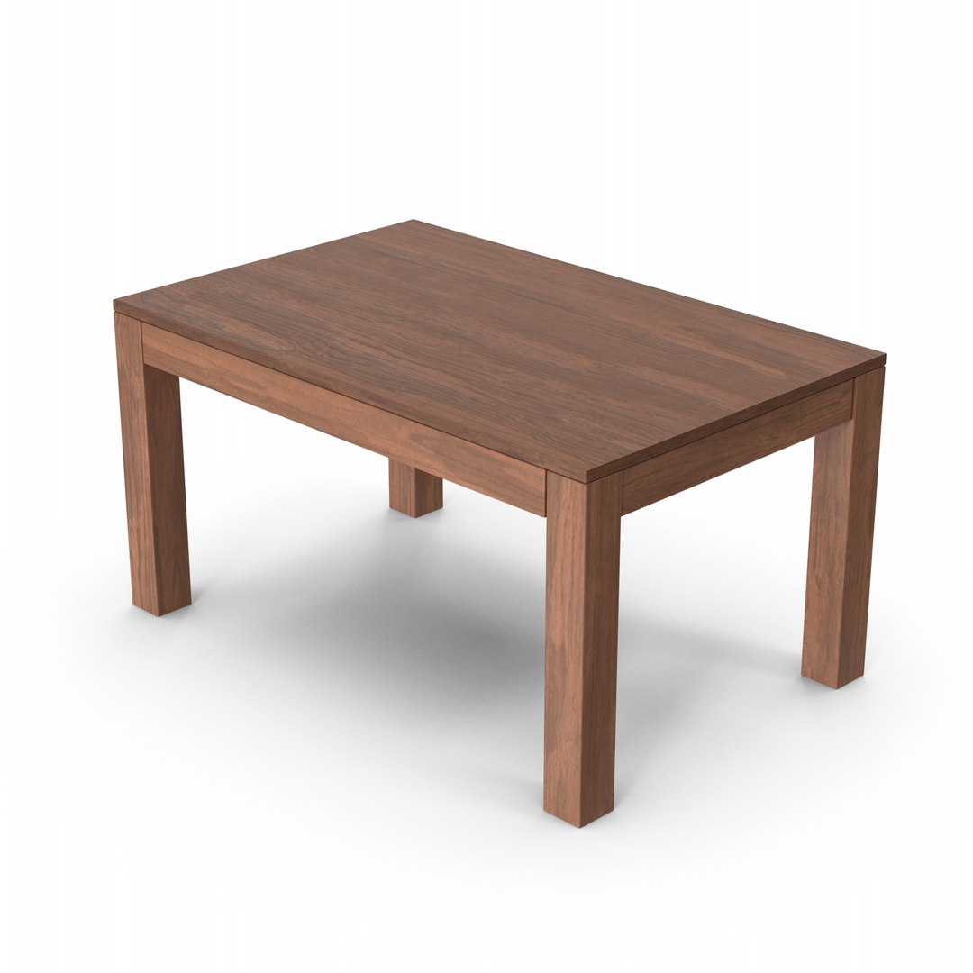 3D Wooden Table - TurboSquid 1903744