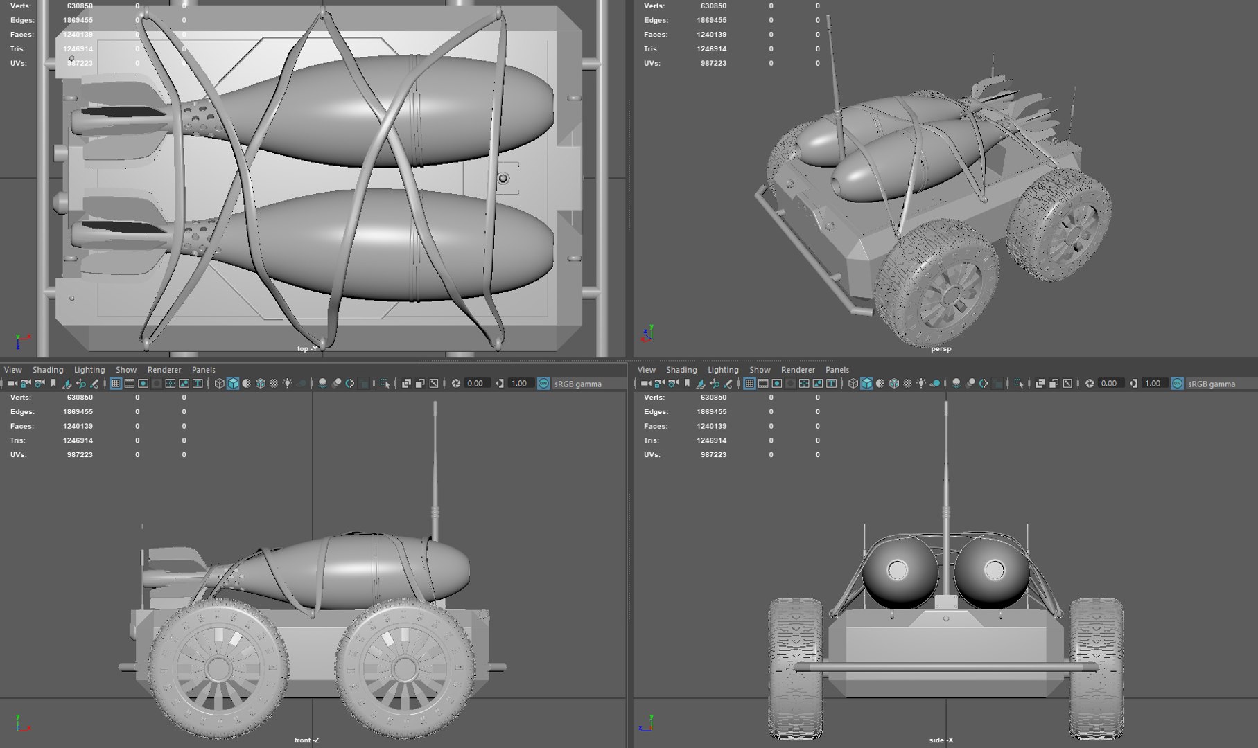 3D Ratel S Anti Tank Drone With Mortar Rounds Model - TurboSquid 2261790