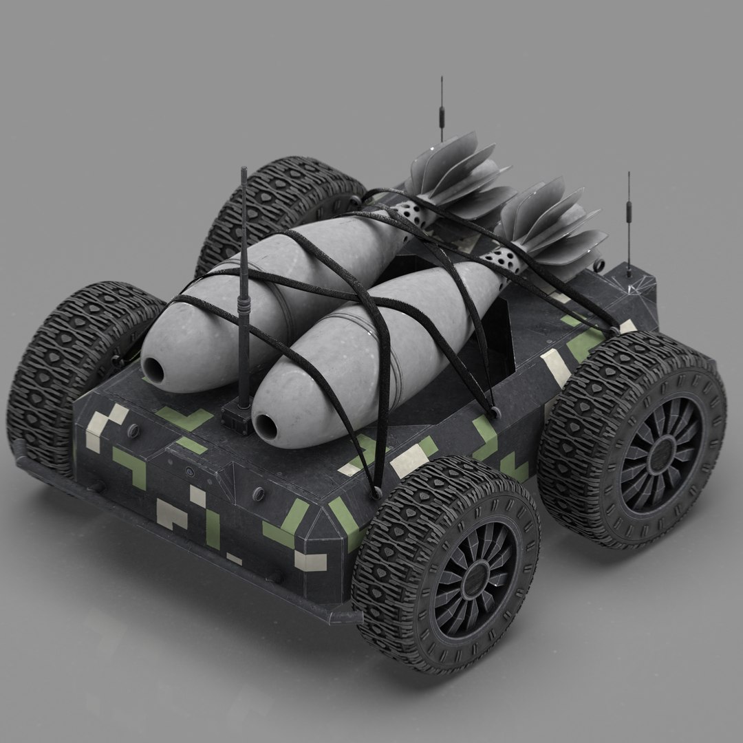 3D Ratel S Anti Tank Drone With Mortar Rounds Model - TurboSquid 2261790