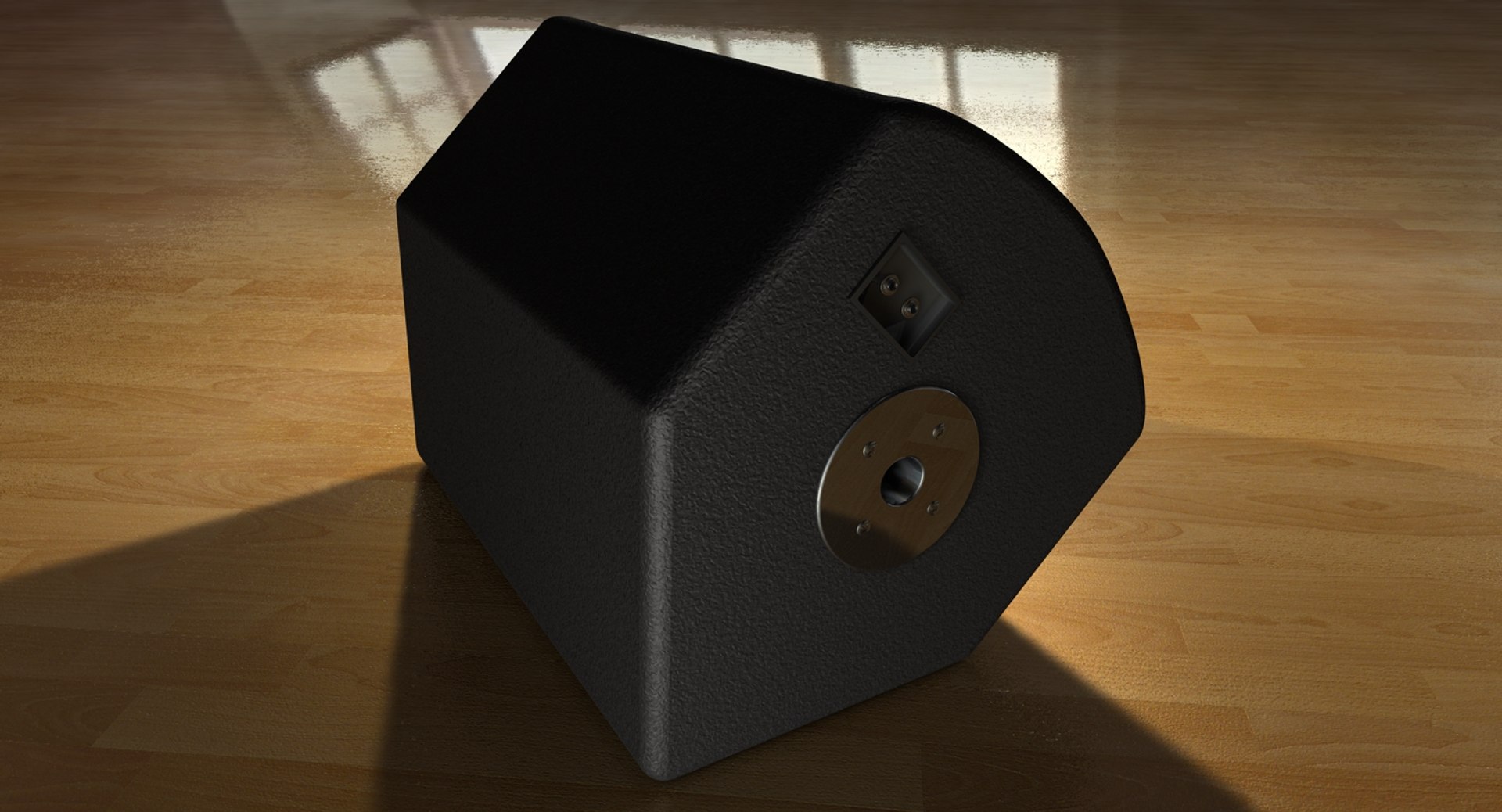 Stage Monitor - Speaker 3d Model