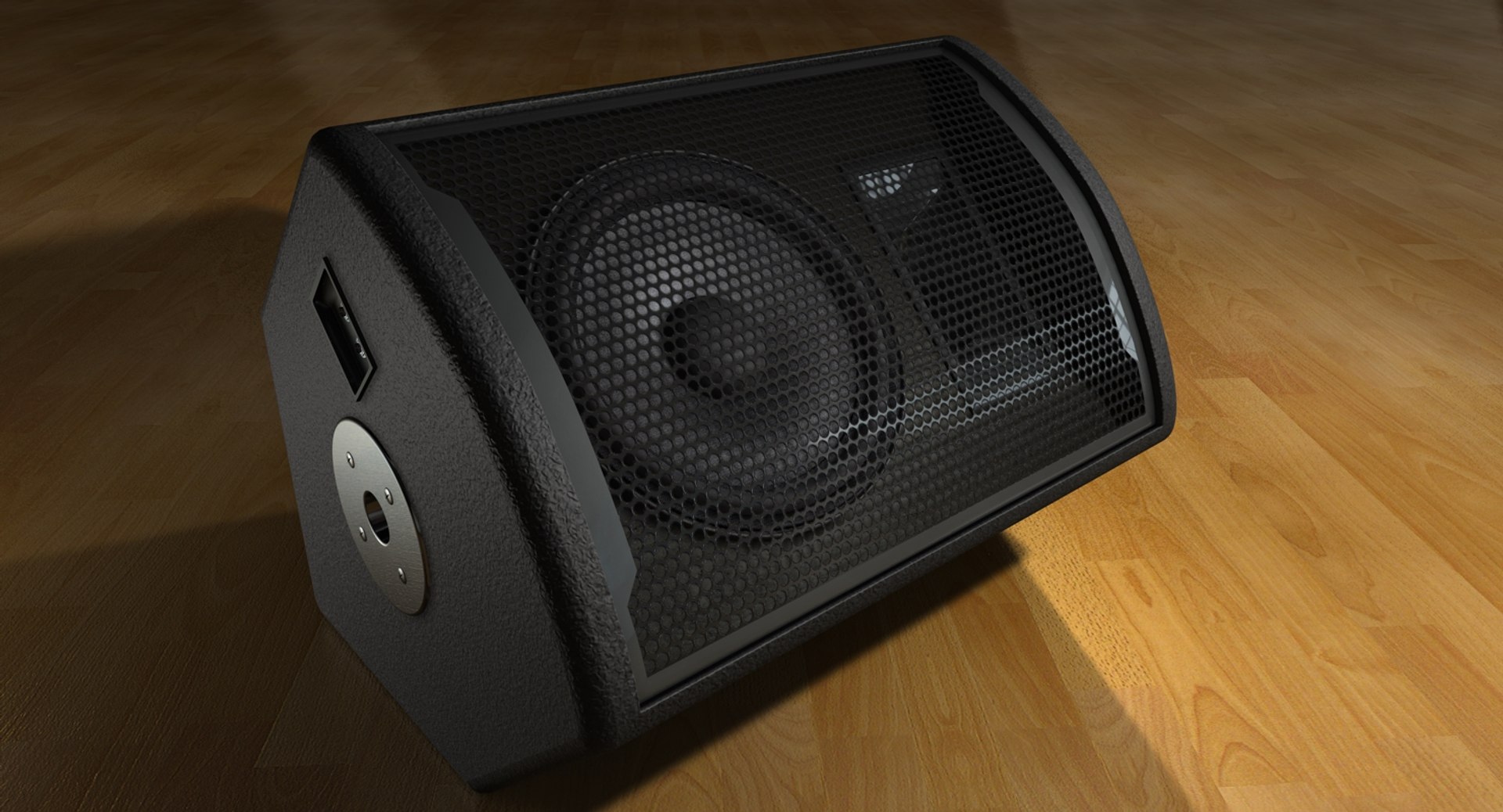 Stage Monitor - Speaker 3d Model