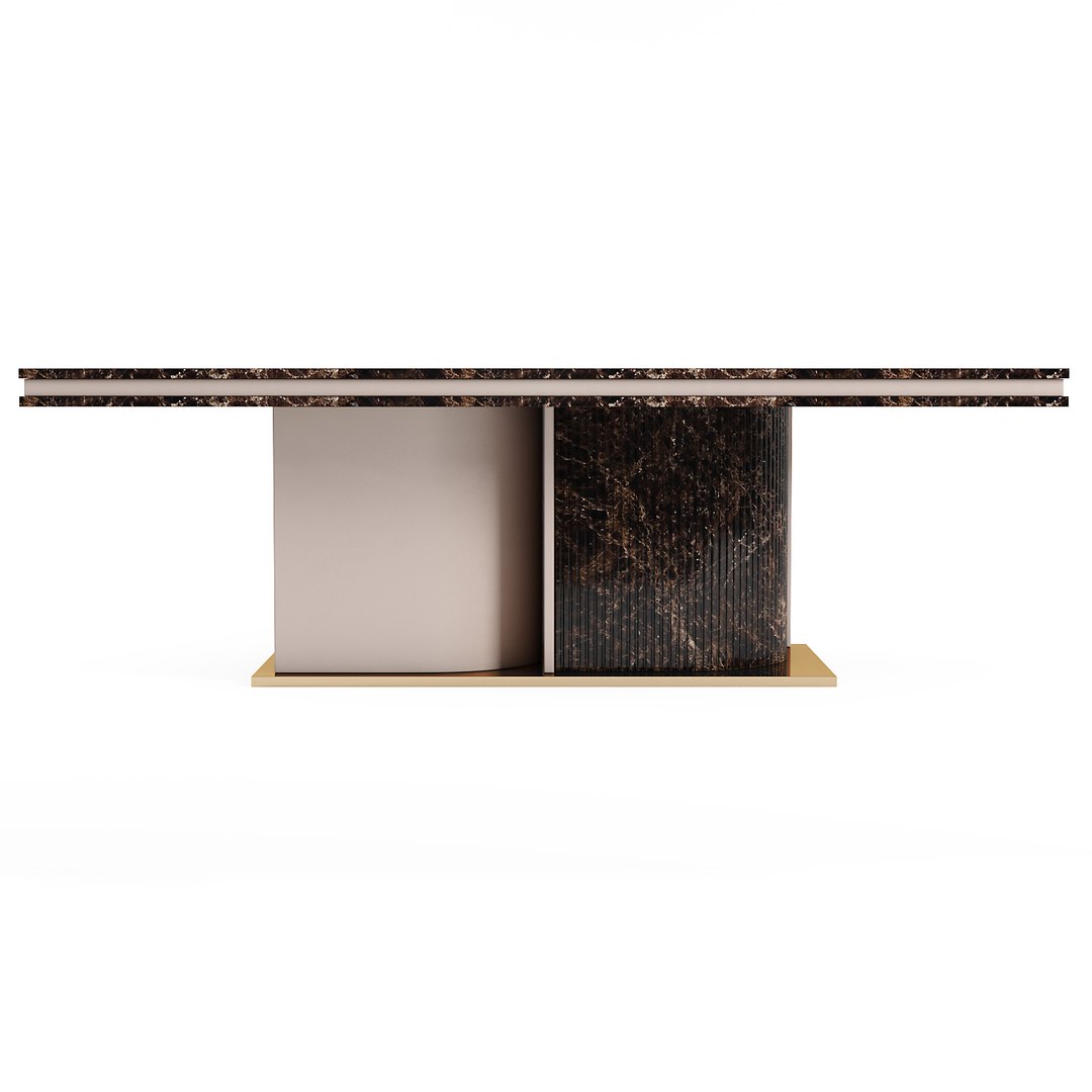 Turri Eclipse Rectangular Table 3D Model - TurboSquid 1413612