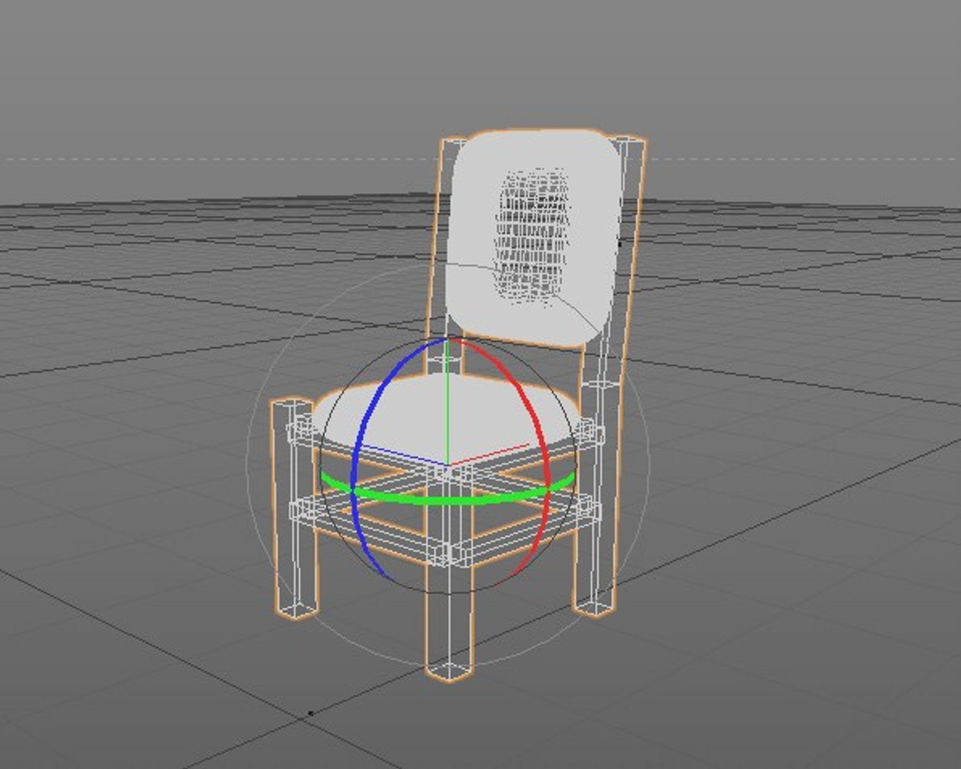 Cinema4d Wood Chair