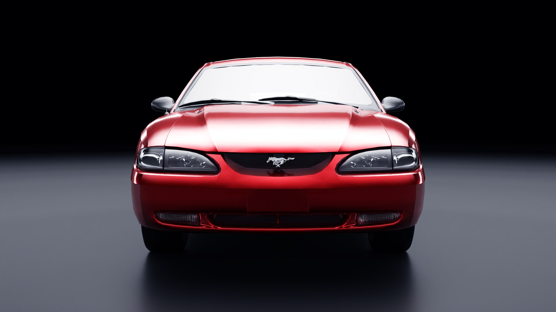 Ford Mustang GT 1993 3D Model - TurboSquid 2094341