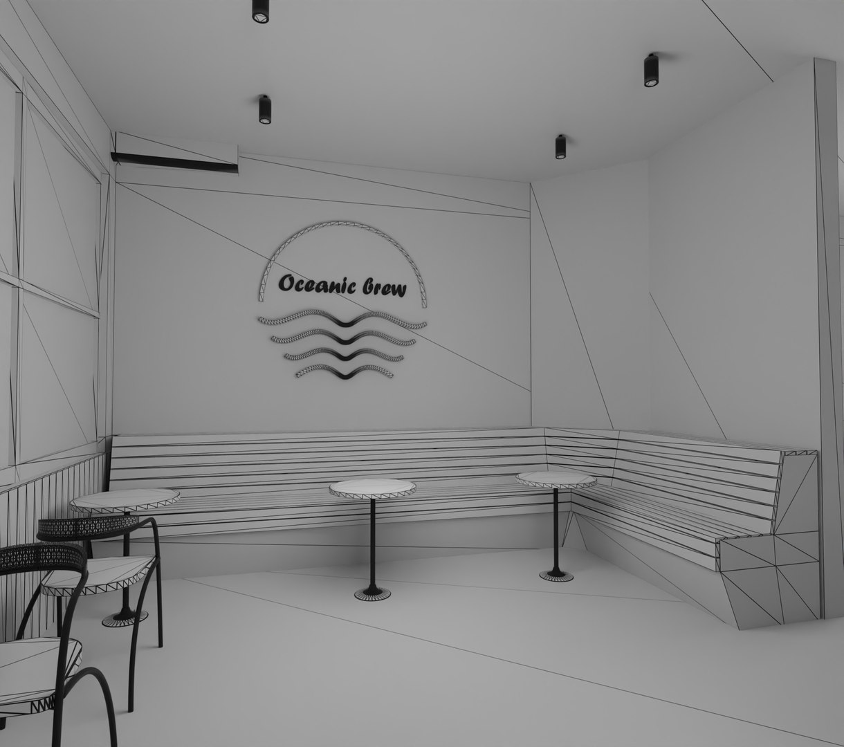 Free Obj Model Restaurant