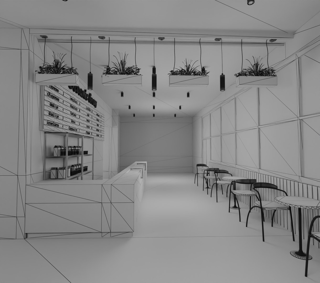 Free Obj Model Restaurant