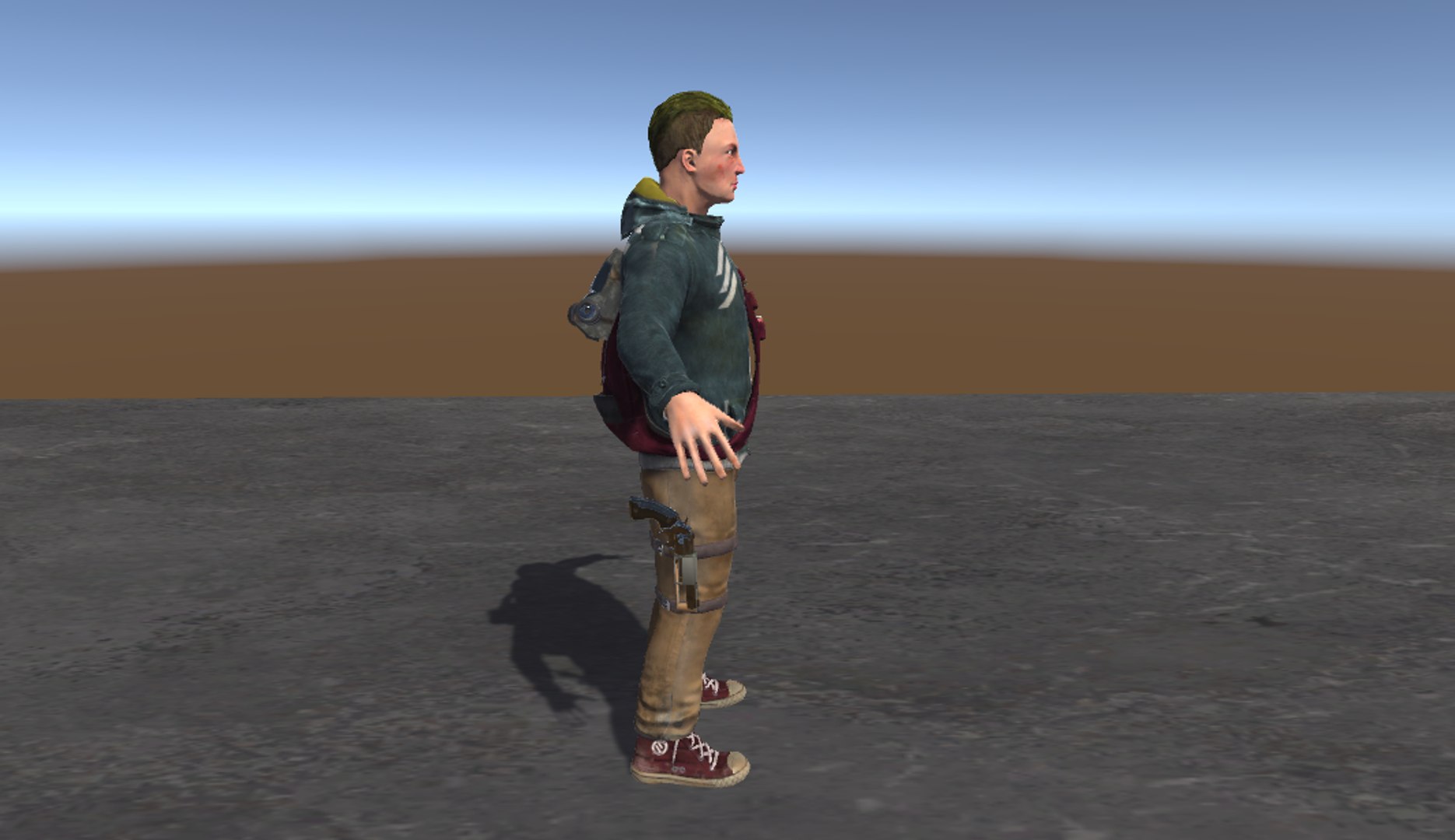 3d Rigged Apocalypse Survivor Model