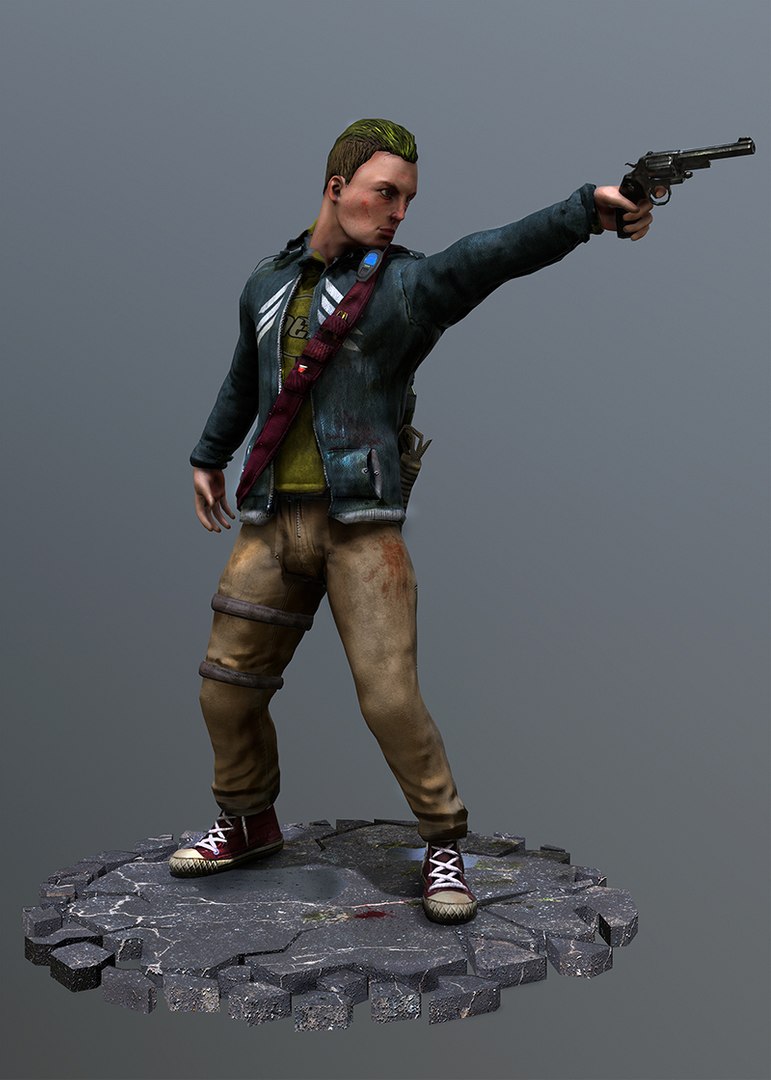 3d Rigged Apocalypse Survivor Model