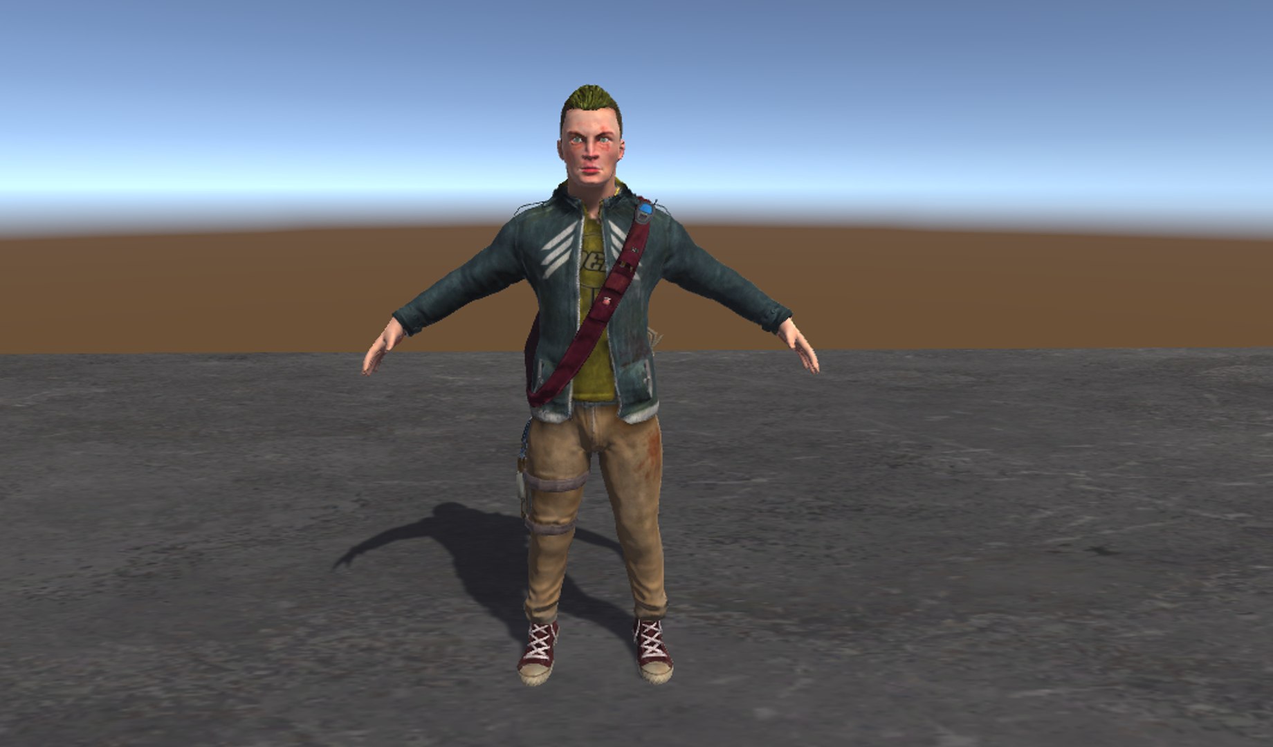 3d Rigged Apocalypse Survivor Model