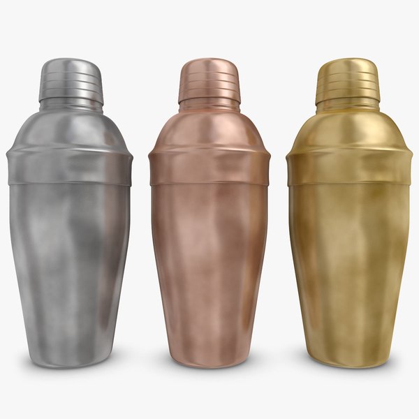 realistic cocktail shaker vintage 3ds