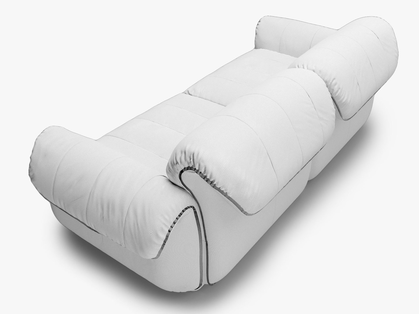 Natuzzi Italia ICON Upholstered Sofa Model - TurboSquid 2115044