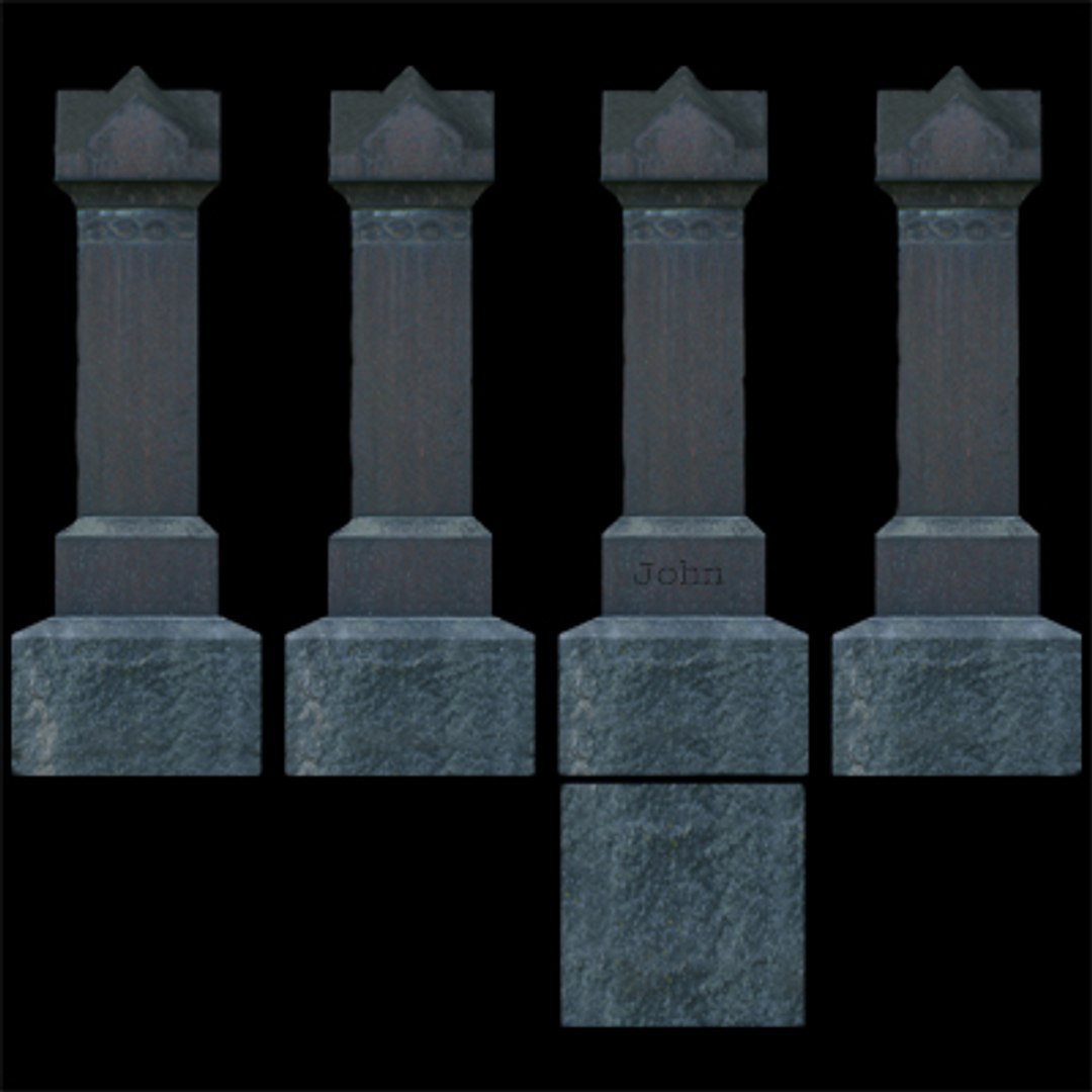 3d Tombstone Digitalreflection Model