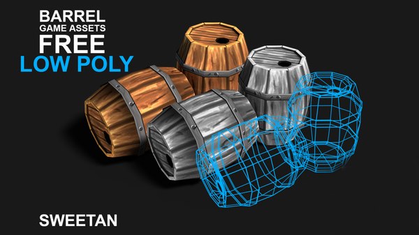 Free barrel 3D - TurboSquid 1274947