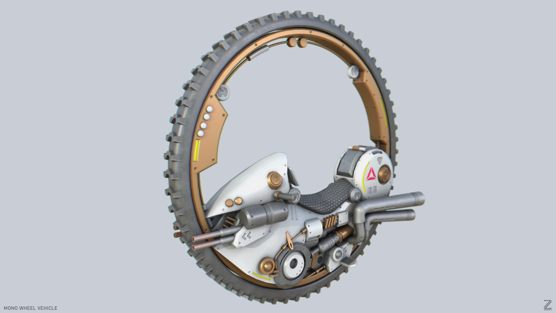 Mono Wheel Vehicle Collection 3D - TurboSquid 2390929