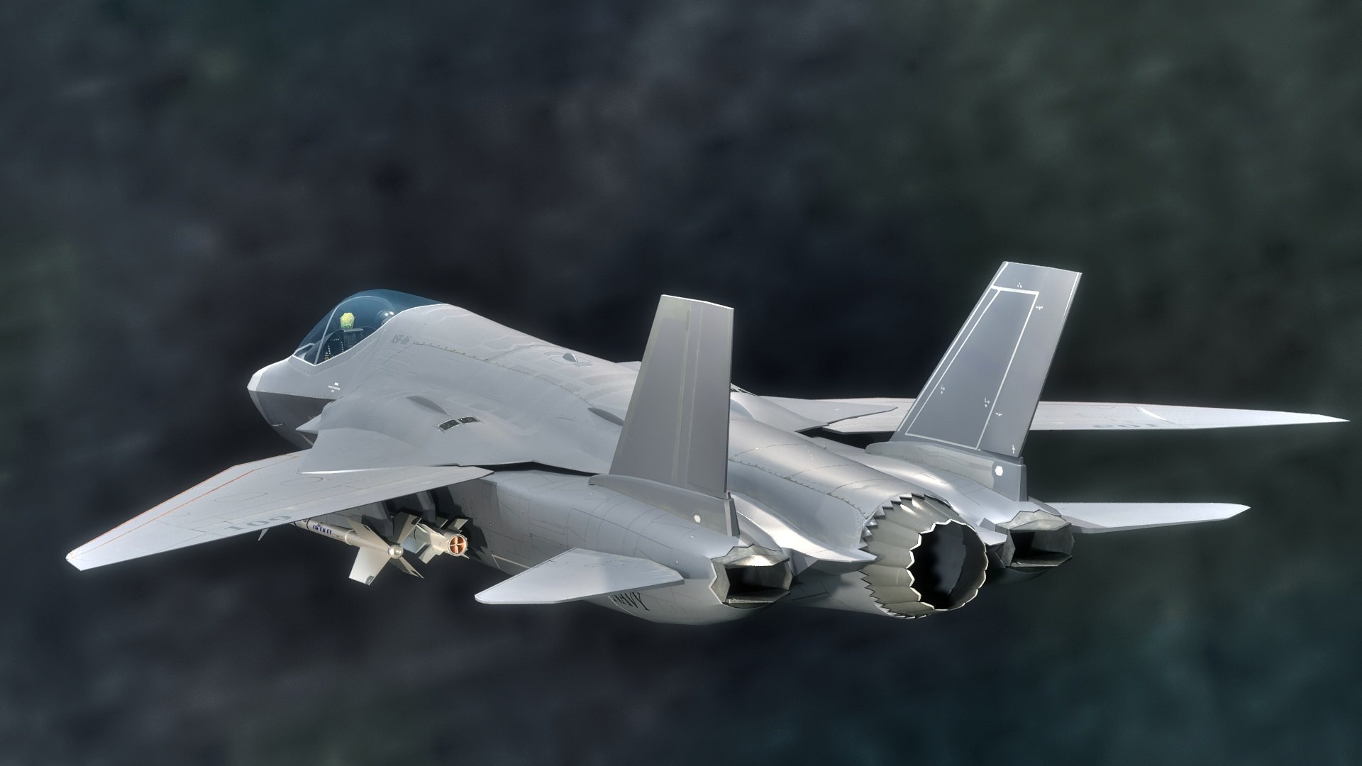 3D Model Custom Fighter Jet - Fully Rigged - Changable Decal And Text ...