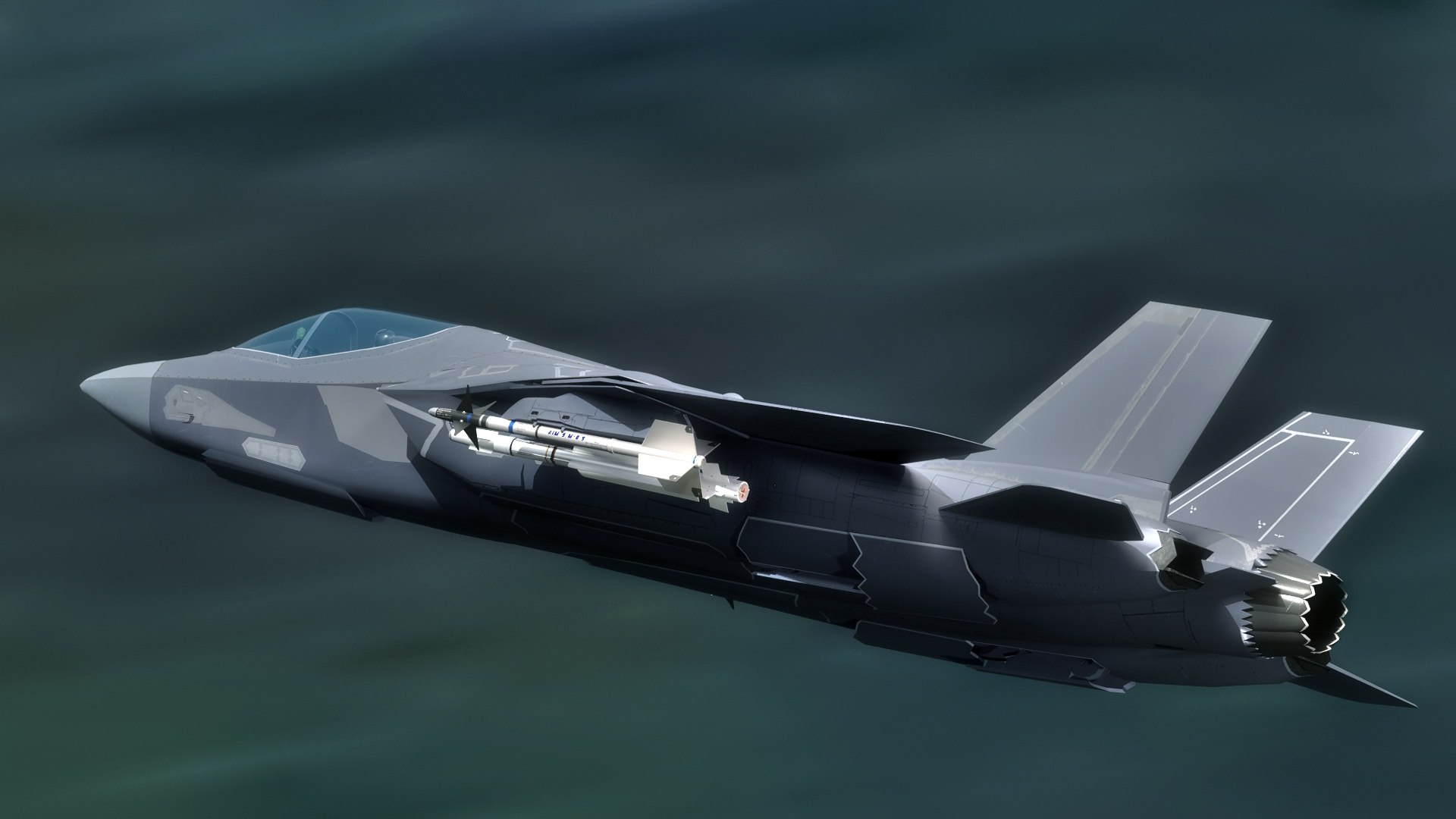 3D Model Custom Fighter Jet - Fully Rigged - Changable Decal And Text ...