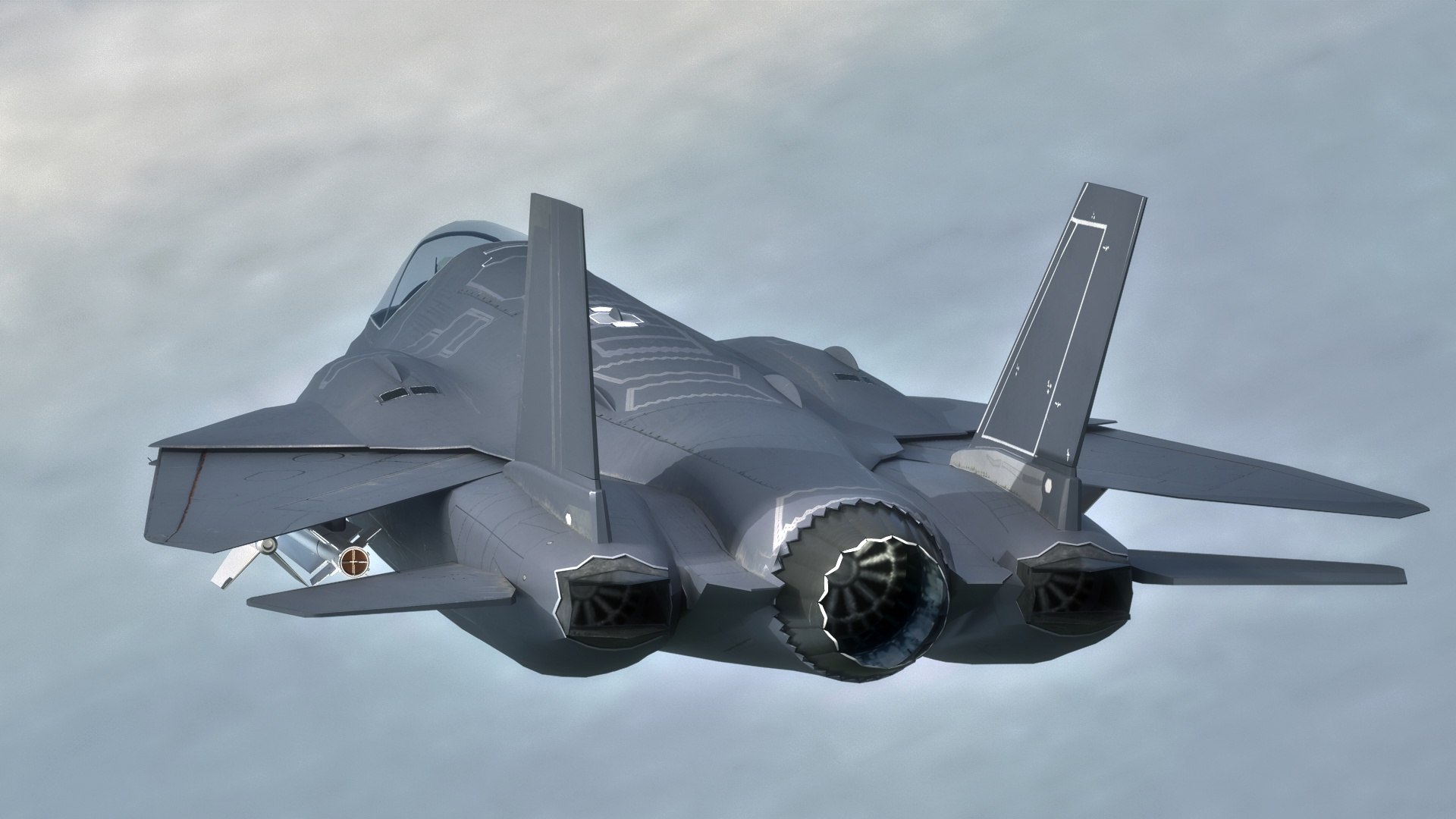 3D Model Custom Fighter Jet - Fully Rigged - Changable Decal And Text ...