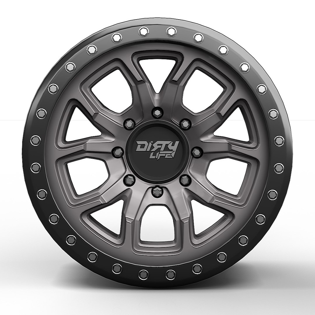 3D Model Dirty Life DT1 Off Road Rim - TurboSquid 1933797